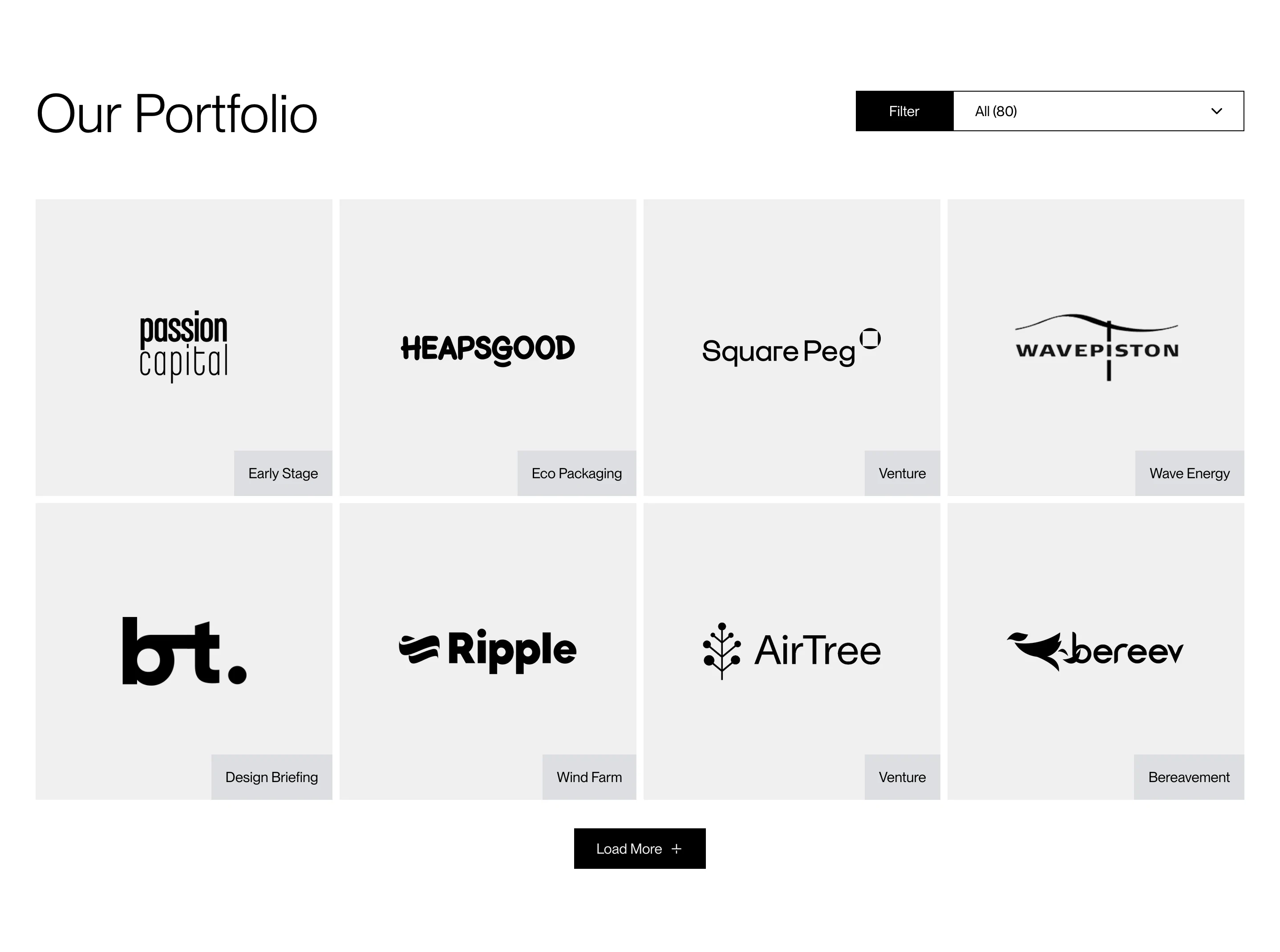 Portfolio Section Design Inspiration - Unsection